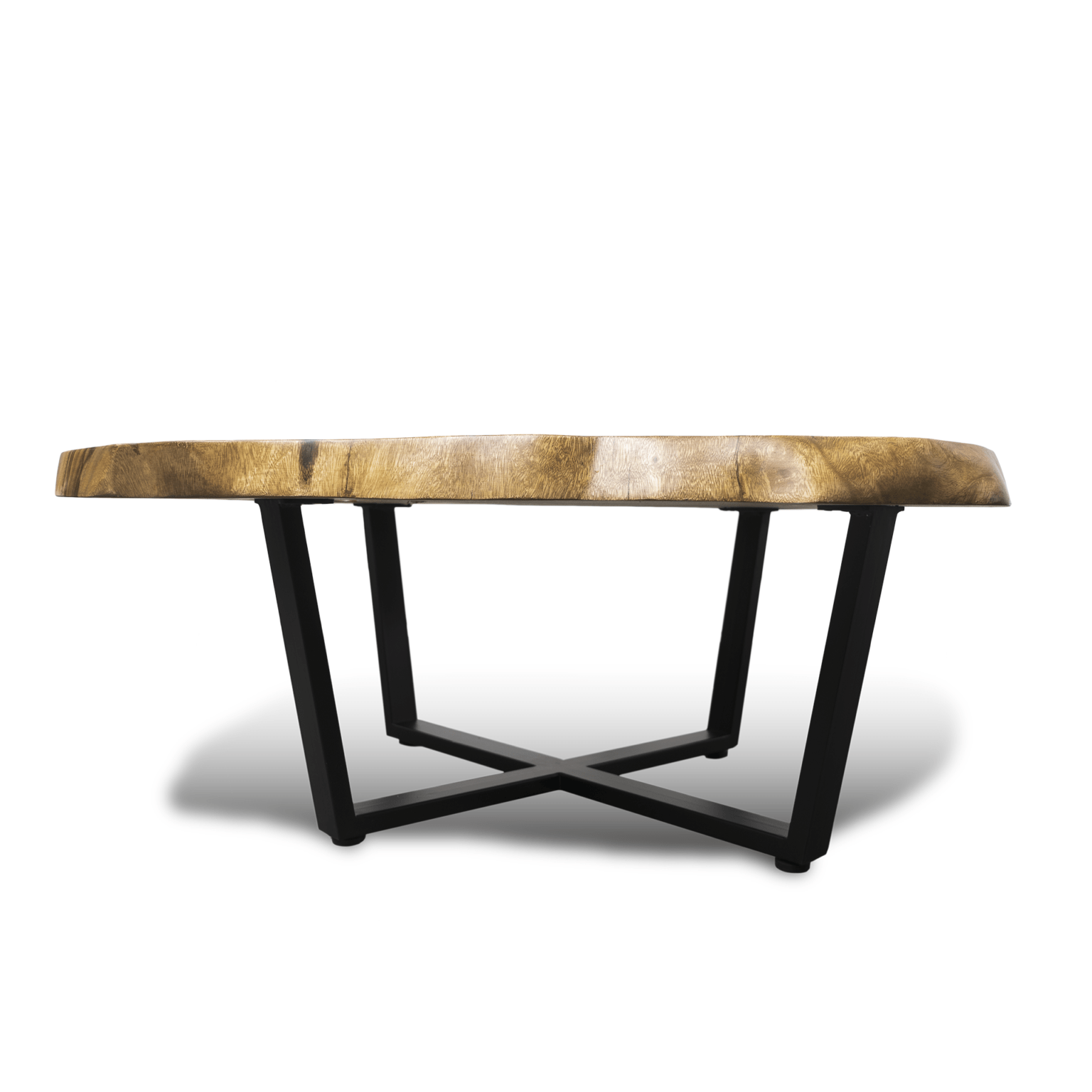 Buy Live Edge Cane Centered Table Online In India